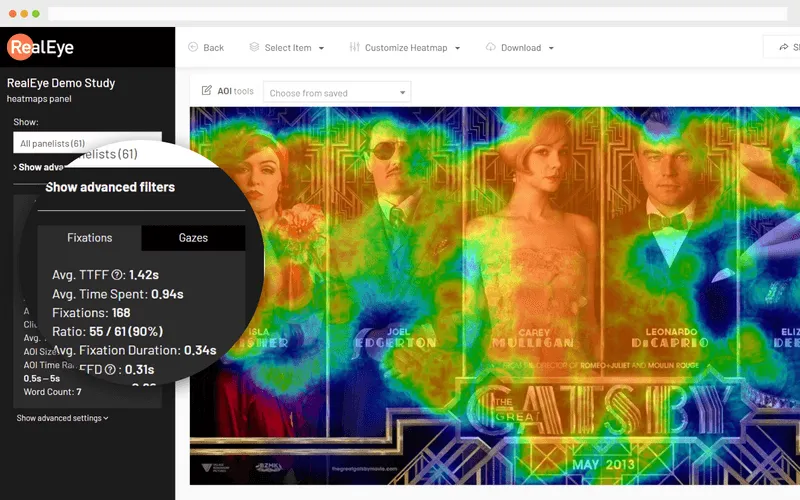Online Research Platform with Webcam Eye-Tracking | RealEye.io